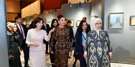 Azərbaycanın birinci xanımı Mehriban Əliyeva Səmərqənddə “Özbəkistanın ...