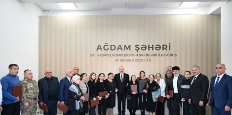 President Ilham Aliyev attended opening of second residential complex ...